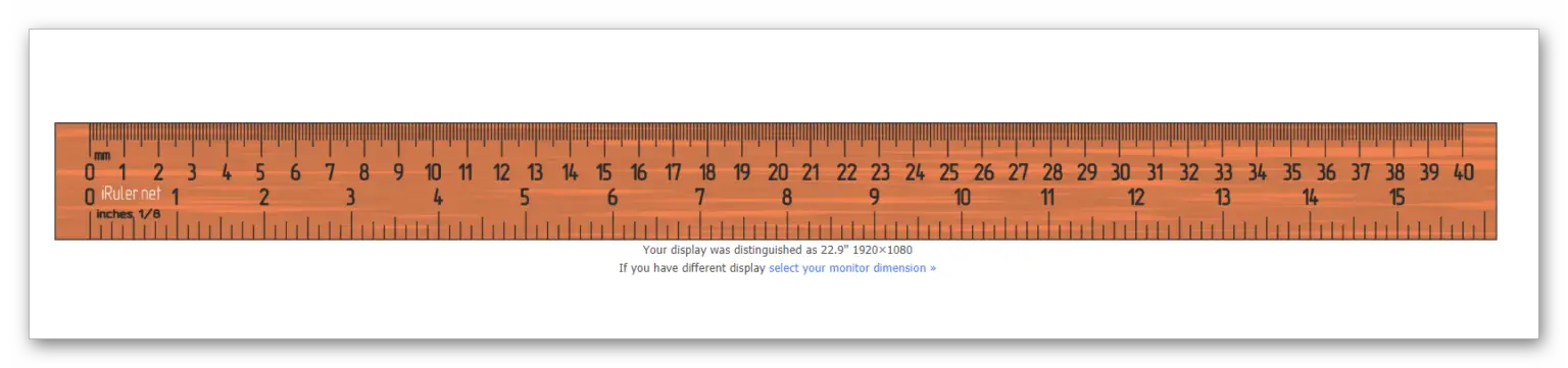 Online Lineal, am Monitor maßstabsgetreu messen